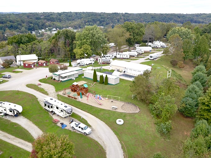 RV living meets community spirit at Wolfie's. Where else can you wake up to countryside views while still being minutes from downtown amenities?