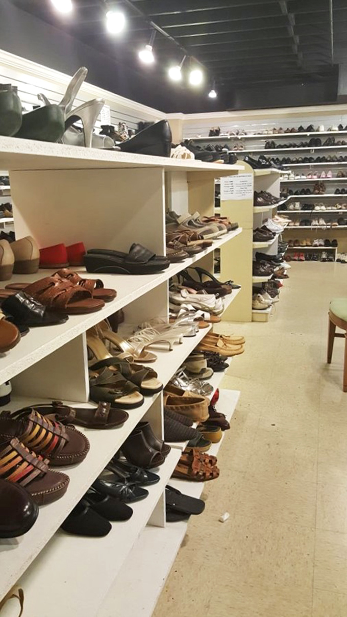 Shoe heaven! From practical flats to statement heels, there's footwear for every occasion and personality.