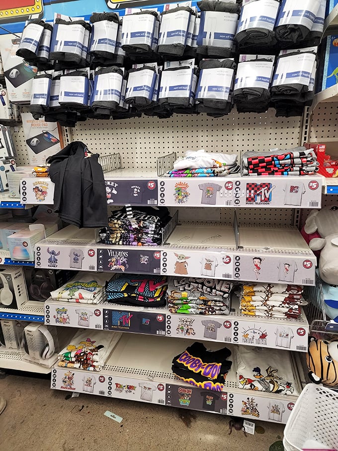 Pop culture wearables for every fandom! From Baby Yoda to classic MTV, these tees let you express yourself without expressing financial regret.