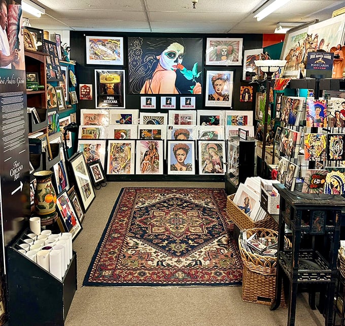 Art that ranges from kitschy to captivating creates a gallery where Warhol would feel right at home among the eclectic treasures.