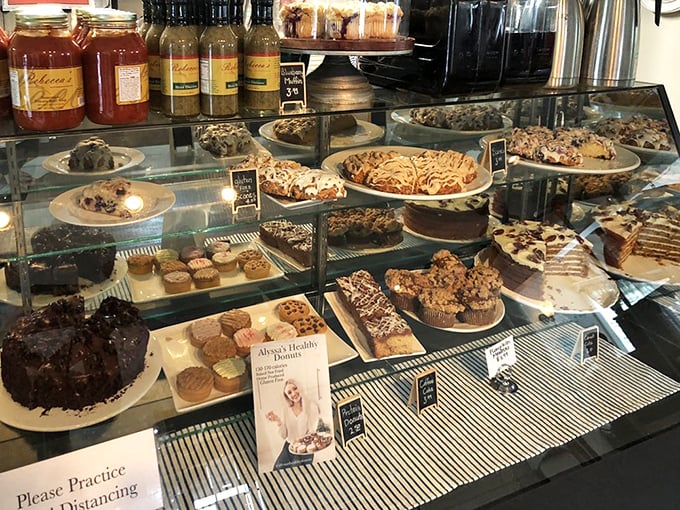 The display case that's responsible for countless diet resolutions being abandoned – each treat more tempting than the last.