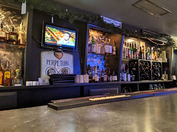 A bar stocked not just with bottles but with the potential for stories you'll either regret or cherish tomorrow.