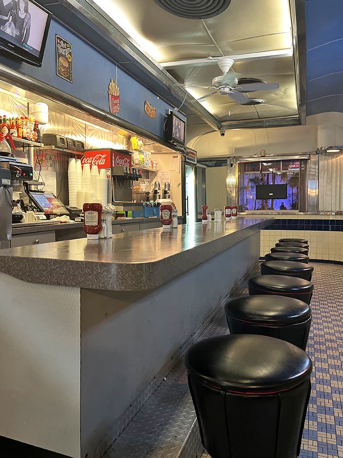 The counter experience – where solo diners find community and everyone gets a front-row seat to the short-order ballet.