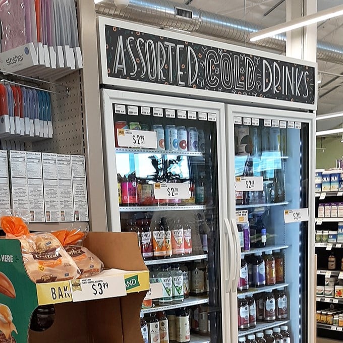 Thirst quenchers at thrift store prices – because treasure hunting is thirsty work! A cold drink pit stop before diving back into the bargain jungle.