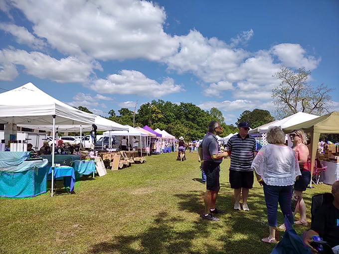 Community markets bring locals together under Florida's famous sunshine, proving retirement doesn't mean slowing down – just enjoying more.
