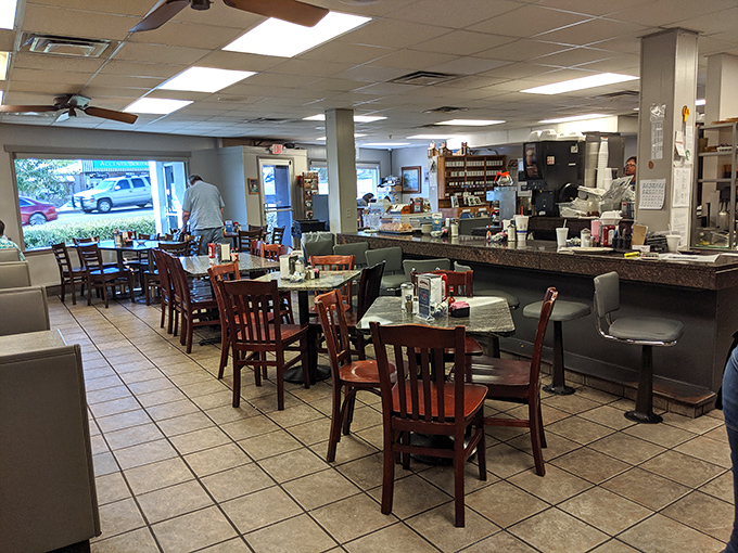 Counter seats: the front-row tickets to culinary theater. Where solo diners never feel alone and coffee cups are always full.