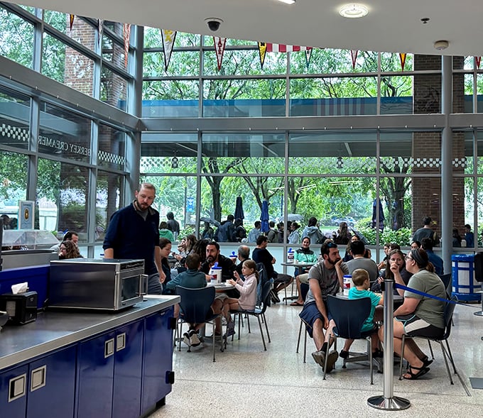 The bustling dining area where memories are made between bites and no one rushes through dessert.