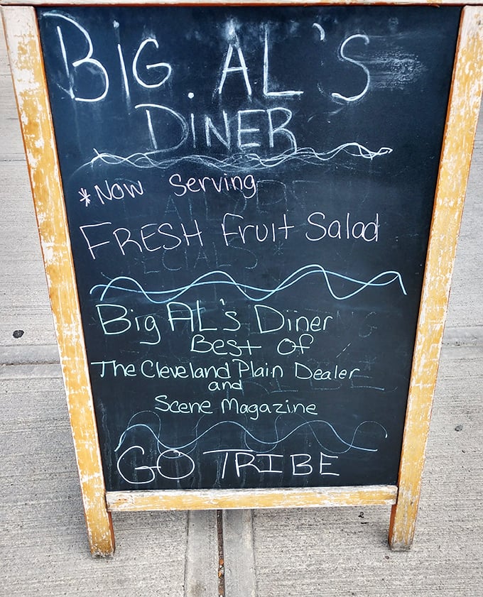 A chalkboard that doesn't need fancy promises—just the truth about being recognized by local publications who know their stuff.