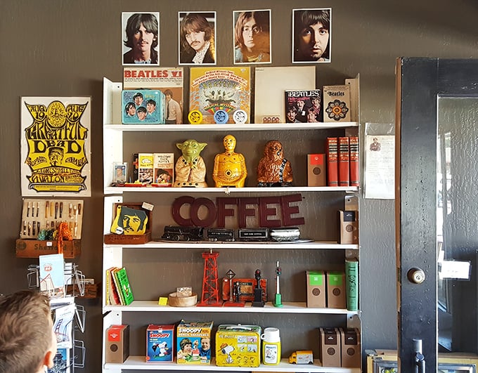Beatles memorabilia and vintage collectibles – because great taste at Duarte's extends well beyond what's on your plate.