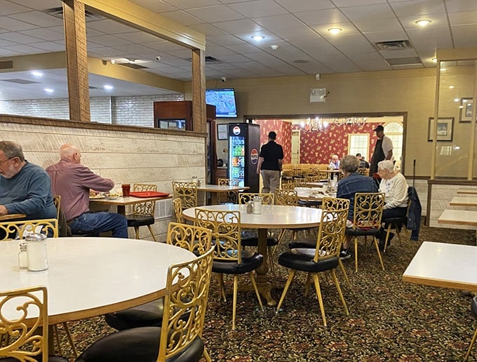 Regulars know the rhythm of Mehlman's—these diners aren't just eating a meal, they're participating in a cherished ritual that connects them to their community.