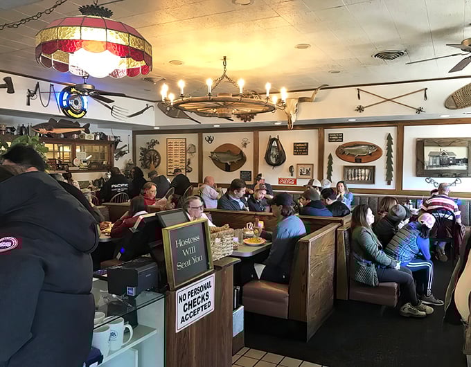 The packed dining room speaks volumes – when locals and travelers alike fill a restaurant at 9am on a weekday, you know you've found the real deal.