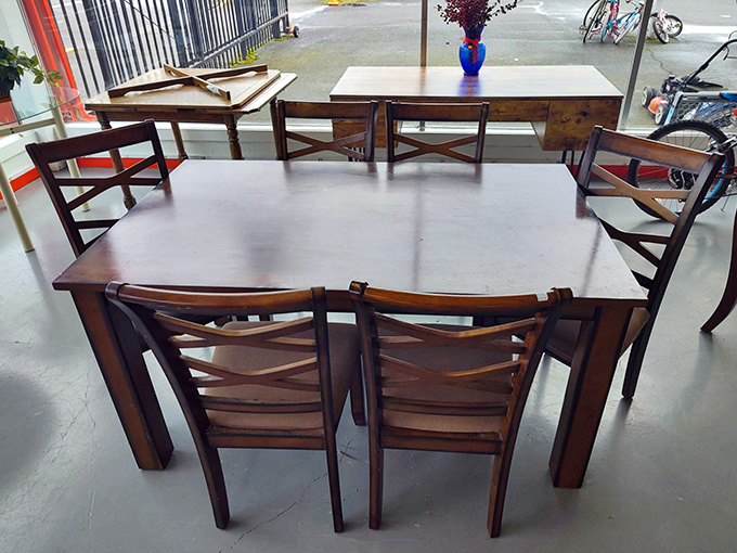 This dining table isn't just furniture—it's a future family heirloom waiting for Thanksgiving dinners, homework sessions, and late-night heart-to-hearts.