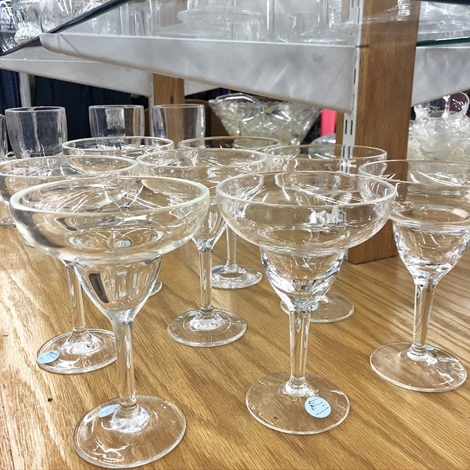 Crystal clear bargains that would make your grandmother proud. These martini glasses are ready for your next cocktail hour—just add friends and olives.