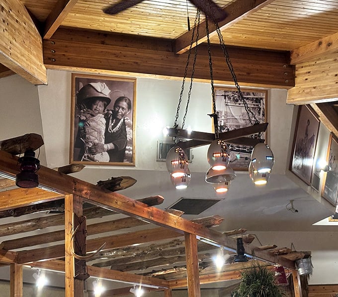 The décor tells stories without saying a word, like your favorite uncle's photo album come to life.