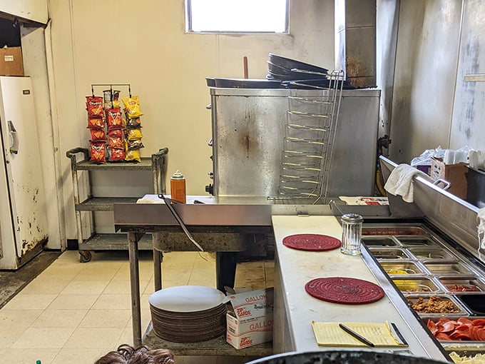 Behind the scenes where the magic happens – simple, functional, and focused on what matters: turning out consistently delicious pies.