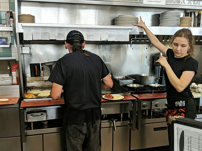 The kitchen—where breakfast magic happens. These culinary conductors orchestrate the symphony of sizzles and flips that become your perfect meal.