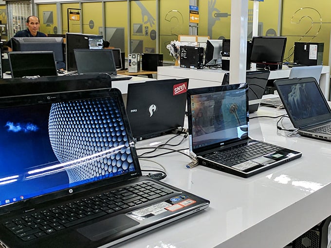 Digital dreams at analog prices. These laptops have stories to tell – some probably involving coffee spills and frantic thesis writing at 3 AM.