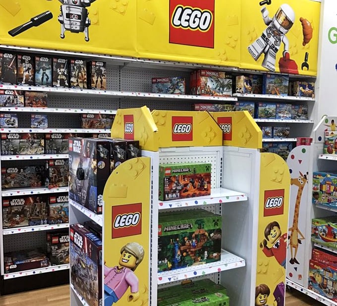 LEGO wonderland where childhood nostalgia meets adult purchasing power in the most dangerous possible retail combination.