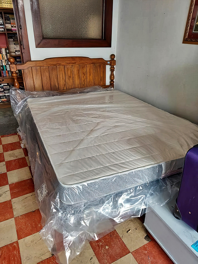 New-to-you mattresses wrapped and ready—because sweet dreams shouldn't require emptying your savings account.