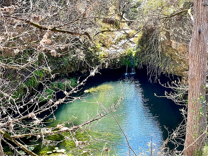 History stands sentinel in the Texas sun. This mysterious structure reminds visitors that human stories have unfolded here long before Instagram existed.