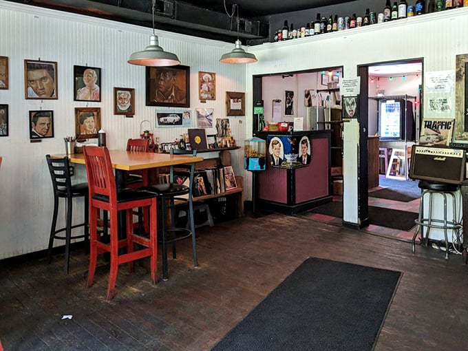 The vinyl collection isn't just decoration – at Eli's, the soundtrack matters almost as much as the smoke time.