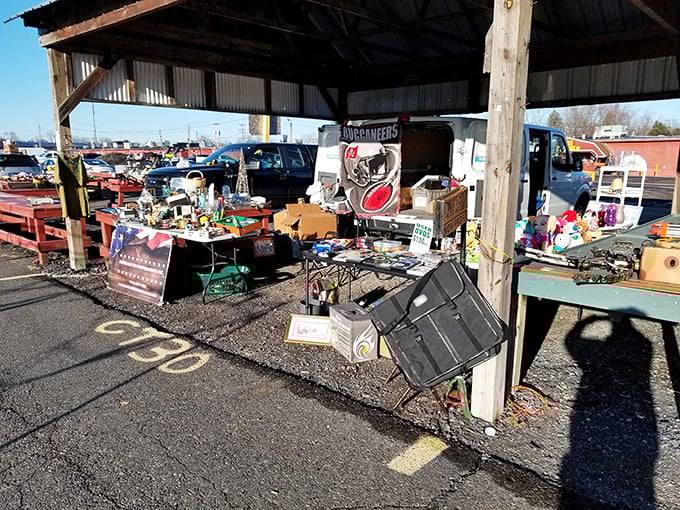 The outdoor flea market—where one person's "finally getting rid of this" becomes another's "I've been looking everywhere for this!"