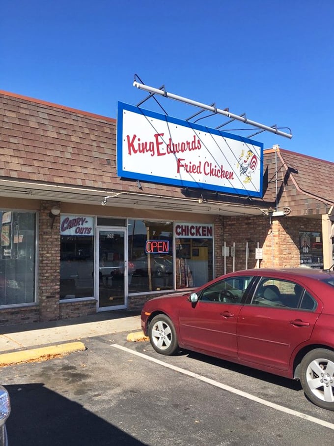Under clear blue Missouri skies, this unassuming brick building houses chicken secrets that fancy restaurants would pay millions to discover.