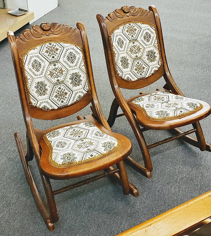 Vintage rocking chairs with personality to spare—these beauties have soothed generations and still have plenty of rock left in them.