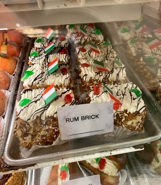 Rum Bricks decorated with Italian flags—patriotism never tasted so good or made you quite so happy to be alive.