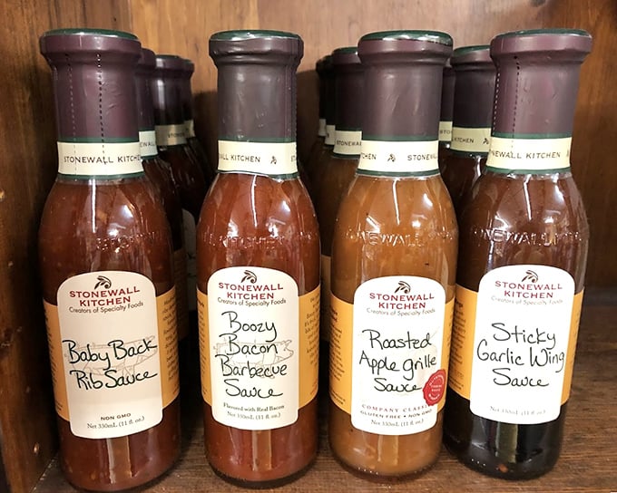 Gourmet sauces lined up like culinary soldiers, ready to transform your weeknight chicken from boring to "where did you learn to cook like this?"