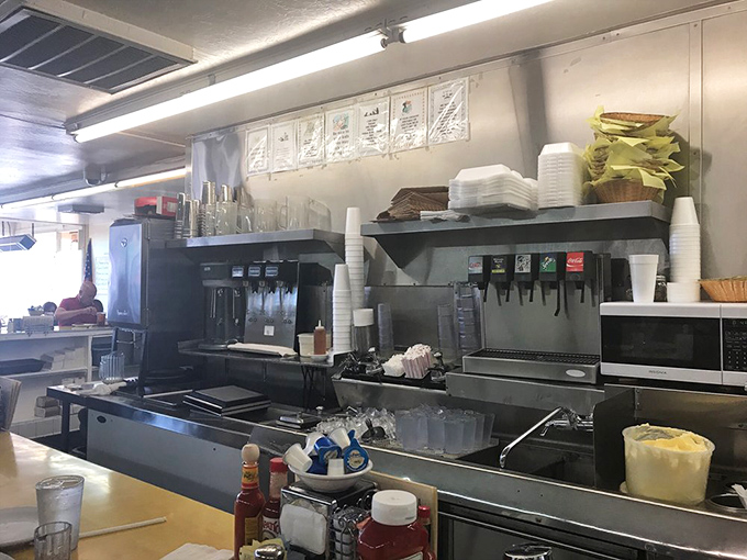 Behind the scenes magic where short-order wizardry happens without a single molecular foam or tweezered microgreen in sight.