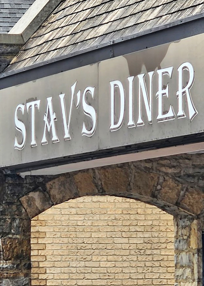 Bold lettering announces this neighborhood gem where the sign might be simple but the food inside is anything but.