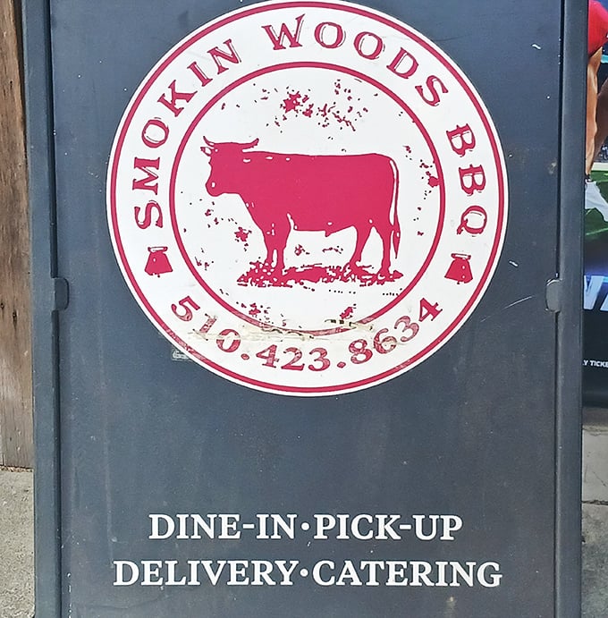 Simple signage that promises extraordinary experiences – sometimes the best things come quietly packaged.