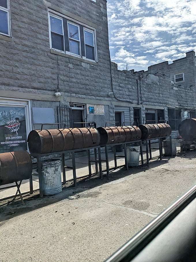 Those weathered smokers aren't just cooking equipment—they're time machines transforming tough cuts into tender treasures.