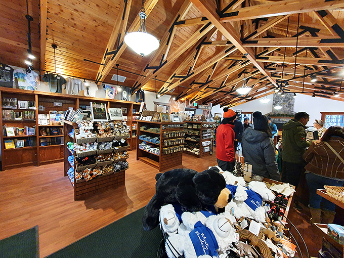 The gift shop offers treasures that actually make sense – no snow globes from China here.