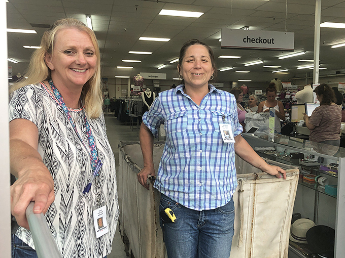 The real treasures of any thrift store: the staff who turn shopping into an experience worth writing home about.