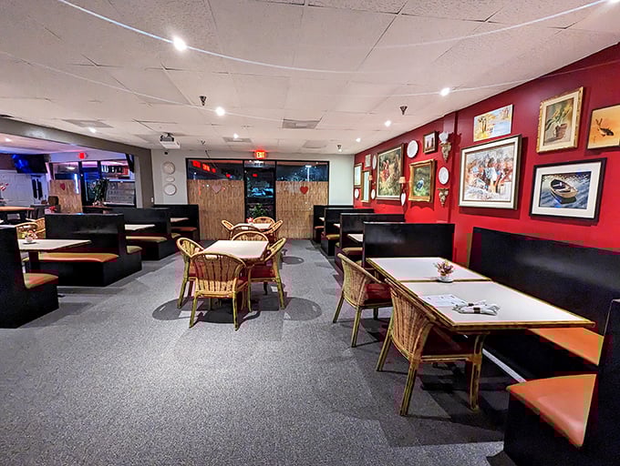 More proof that every corner of this place has been designed for maximum comfort and wing consumption.