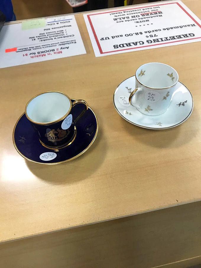 Delicate teacups with stories to tell—imagine the conversations they've witnessed and the ones they'll host in your home.