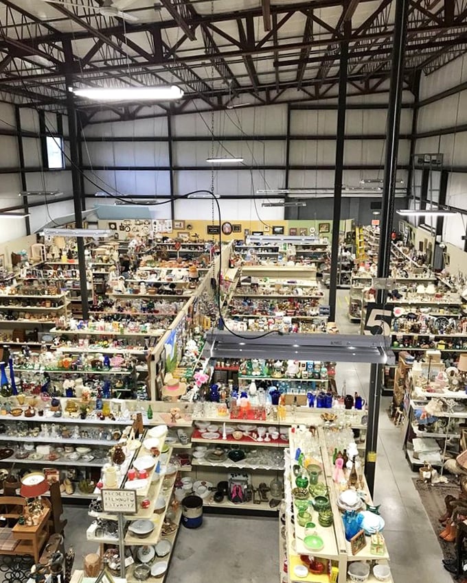 The motherlode view! This aerial shot reveals the true scale of this vintage wonderland—better clear your schedule for the day.
