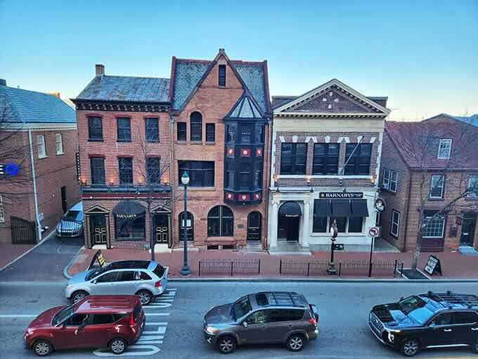 Barnaby's stands proudly among West Chester's historic buildings, a beacon for hungry travelers and locals alike seeking refuge from ordinary dining.