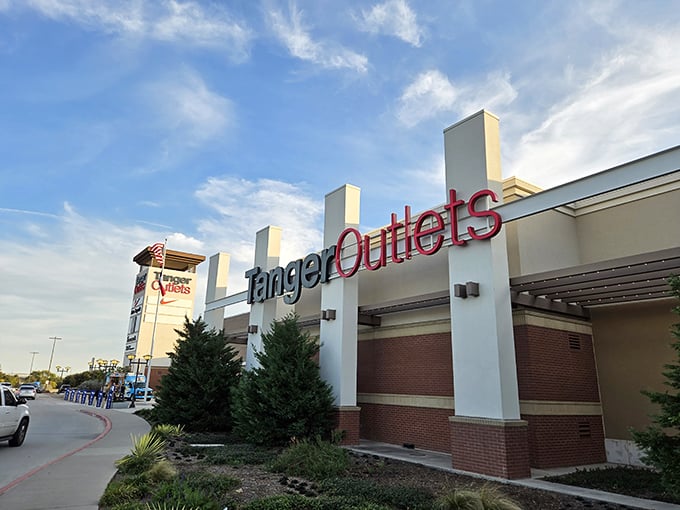 Tanger Outlets Fort Worth welcomes shoppers with open skies, wide walkways, and the promise of big savings inside.