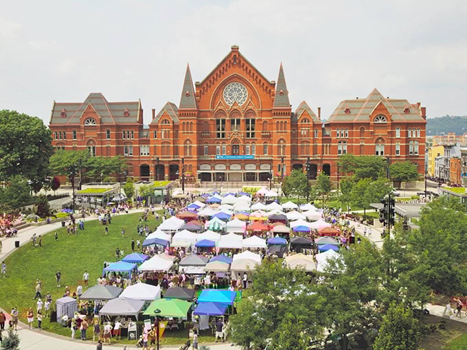 The City Flea brings urban treasure hunting to Cincinnati's historic Washington Park – a picture-perfect setting for weekend browsing.