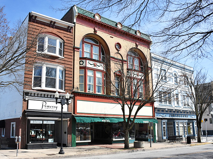 Downtown Westminster’s colorful historic storefronts prove small-town charm can come with big savings in retirement.