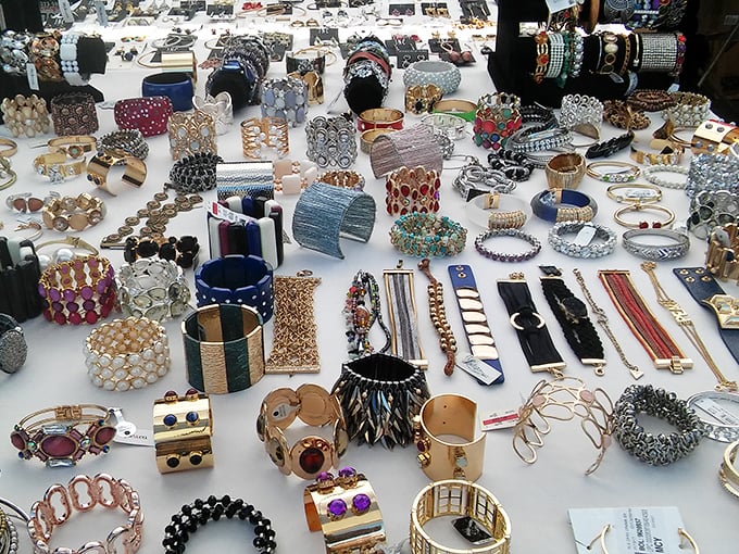 Bracelet bonanza! Enough bling to decorate every wrist in your zip code. From boho chic to red-carpet ready, all without the Beverly Hills price tag.