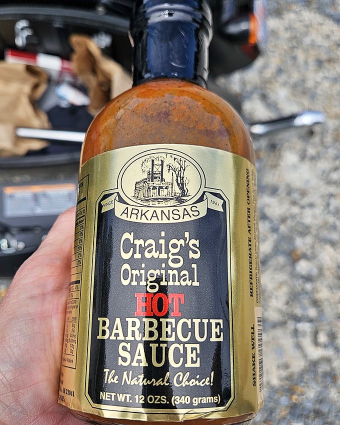Craig's Original Hot Barbecue Sauce—liquid gold that's earned its place at the table through generations of perfecting.