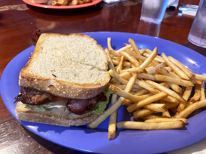 The humble BLT gets the Squeeze In treatment—proving that sometimes the classics don't need reinvention, just quality ingredients and proper execution.