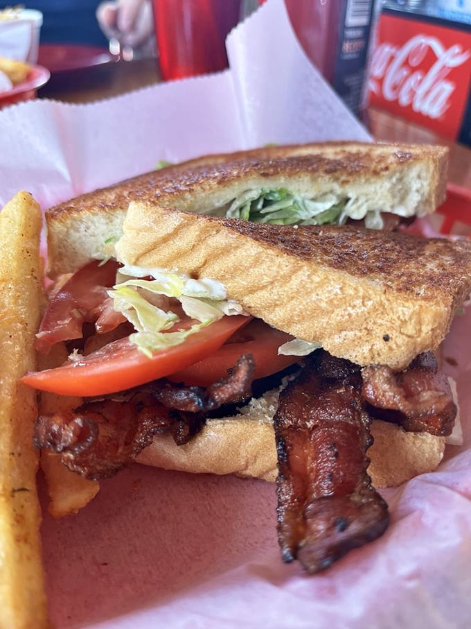 The BLT—proof that simplicity, when executed with respect for ingredients, can outshine the most complicated culinary creations.