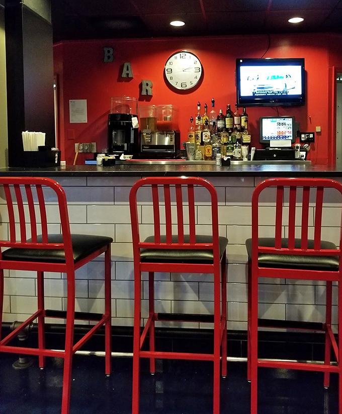 A bar that understands sometimes you need a little something extra with your meal – simple, unpretentious, and perfectly stocked.