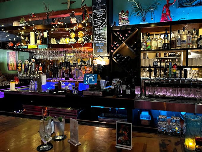 This isn't just a bar – it's a liquid library with enough options to satisfy both the cocktail scholar and the beer enthusiast.