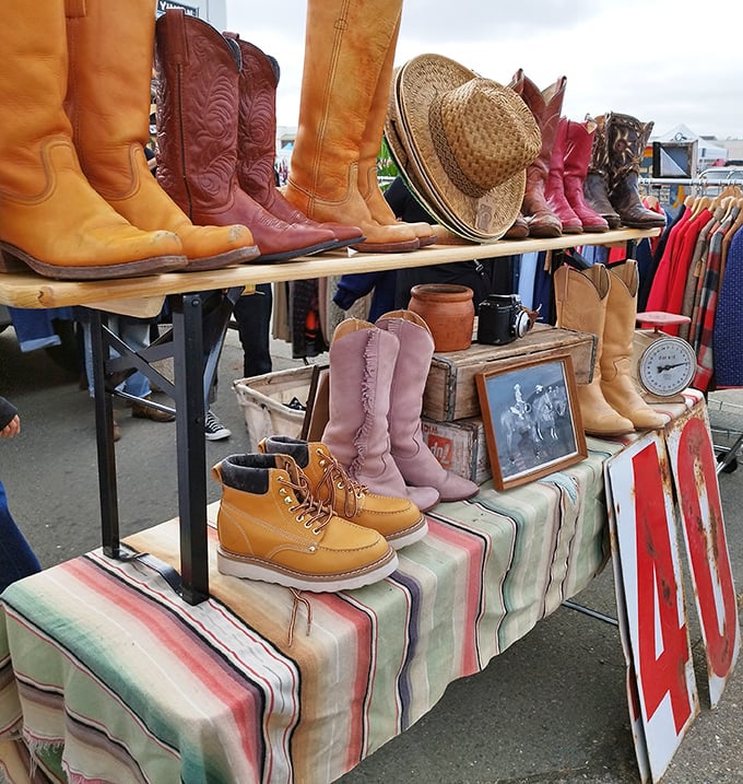 These boots weren't made just for walking – they've line-danced, two-stepped, and possibly marched through decades of American fashion.